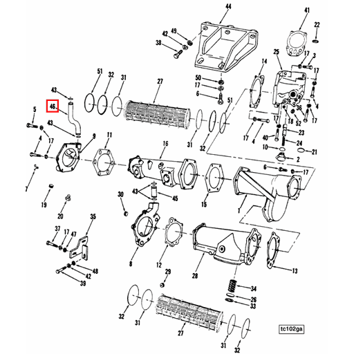 213097 Cummins | Water Transfer Tube | Source One Parts Center