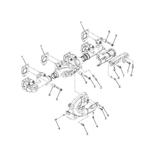 3007656C96 Navistar International | Exhaust Manifold Bolt Kit | Source ...