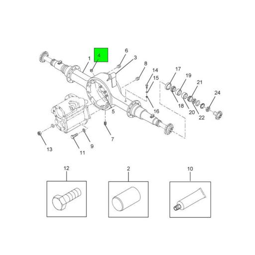 3816955C1 Navistar International | Axle Breather | Source One Parts Center