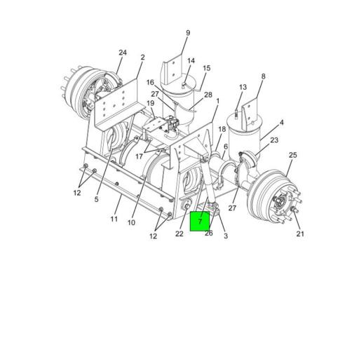 H60680004 Navistar International | Shock Absorber Mounting Bracket ...