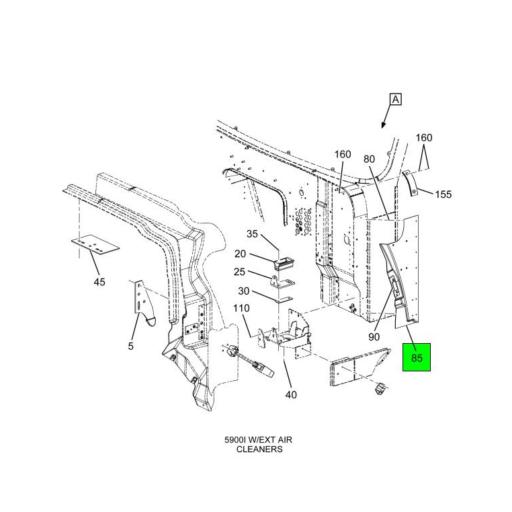 3864196C2 Navistar International | Cowl Panel Without External Air ...