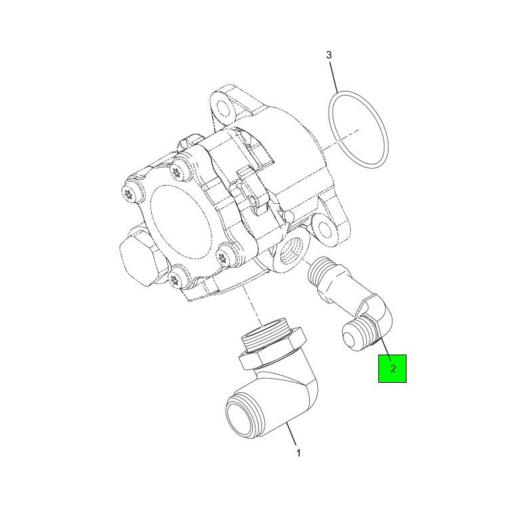3593054C91 Navistar International | Flared Tube Elbow | Source One ...