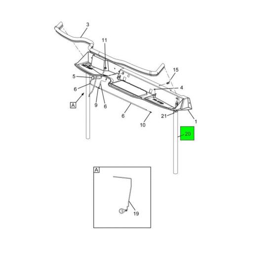 4070429C1 Navistar International | Surge Tank Overflow Hose | Source ...