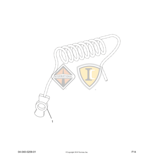 3517391C91 Navistar International | COUPLING GLADHAND AIR BRAKE HOSE ...
