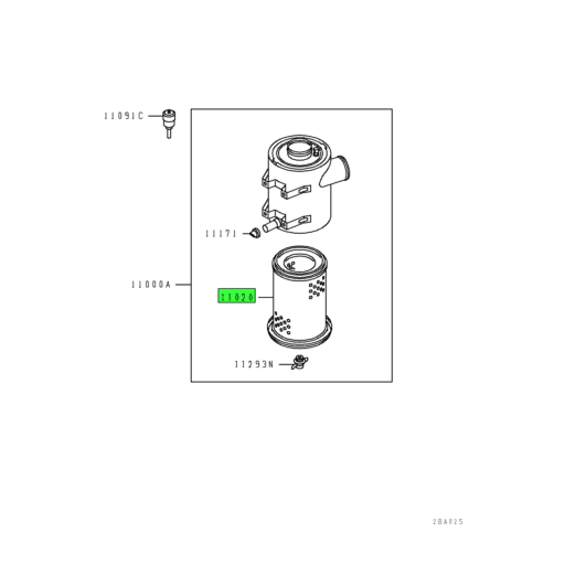 ME033603 Mitsubishi FUSO | Air Cleaner Element | Source One Parts Center