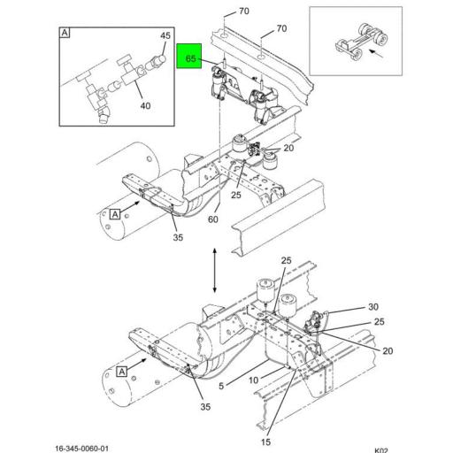 2025734C93 Navistar International | Air Spring Support Assembly ...