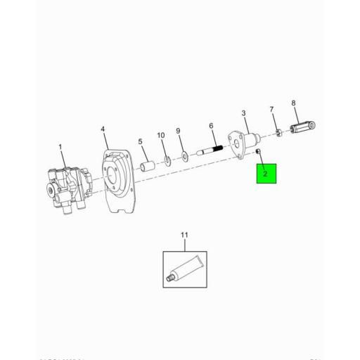 6712658C1 Navistar International | Brake Control Valve Lock Nut 5/16-24 ...