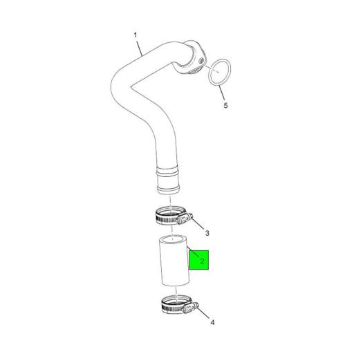 3007794C2 Navistar International | Coolant Hose 3175 x 69 | Source One ...