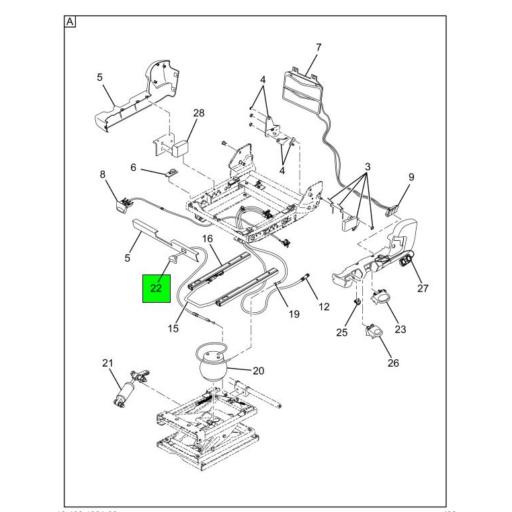 2523308C1 Navistar International | Locking Lever Horizontal Suspension ...