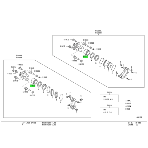 MC894440 Mitsubishi FUSO | Front Brake Caliper Piston | Source One ...