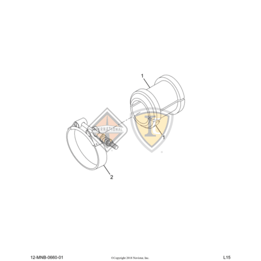 2513728C91 Navistar International | Exhaust Manifold Cuff Kit | Source ...