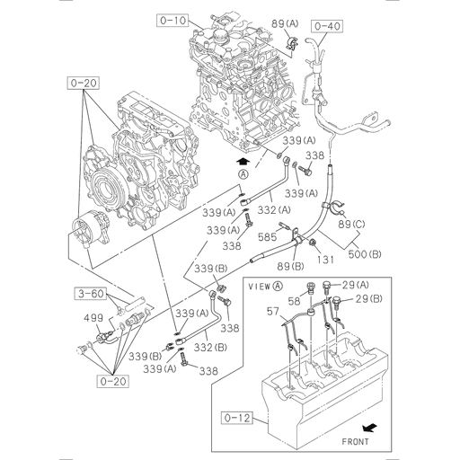 8-98029-476-0 Isuzu | Oil Pipe Gasket | Source One Parts Center