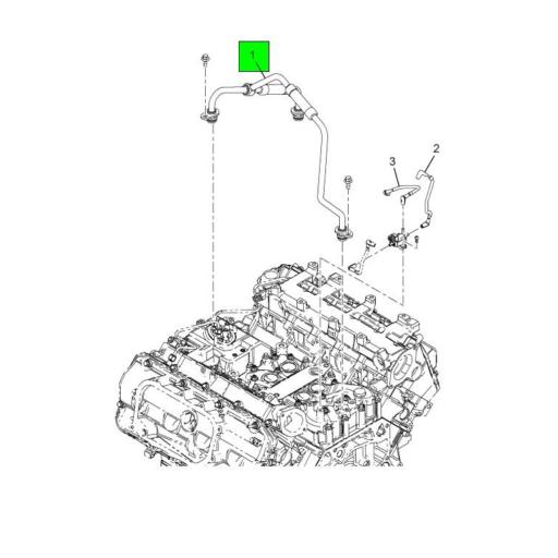 1886338C91 Navistar International | Turbo Oil Supply Return Tube ...