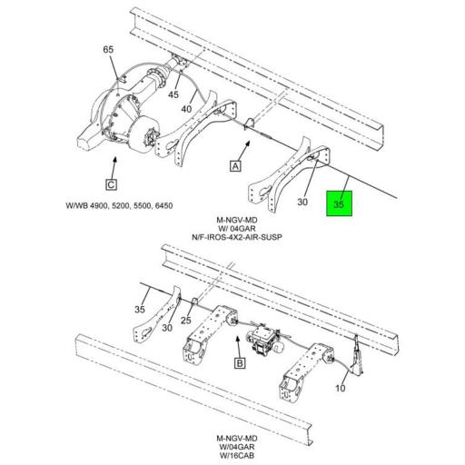 3566311C1 Navistar International | Cable Parking Brake | Source One ...