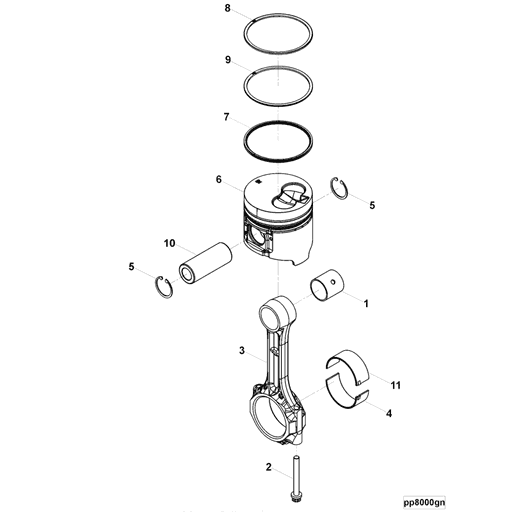 4955576 Cummins | Engine Piston Kit | Source One Parts Center