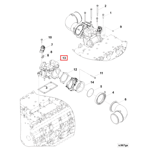 5293390 Cummins | Air Intake Connection | Source One Parts Center