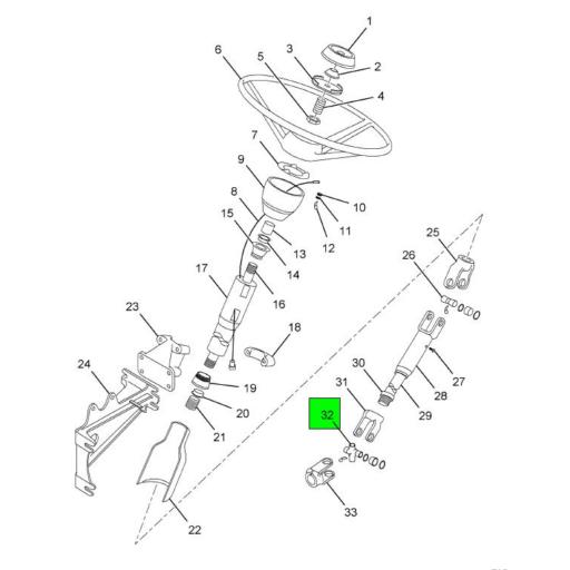 586742C91 Navistar International | U-Joint Kit for Steering Gear ...