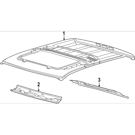 NZ6Z6041302A Ford | Roof Header Panel Rail | Source One Parts Center