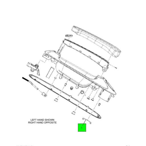 2519126C1 Navistar International | Door Key Cylinder Spring Retainer ...