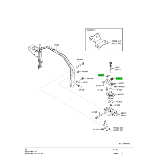 MC118860 Mitsubishi FUSO | Cab Rear Mounting Cushion | Source One Parts ...