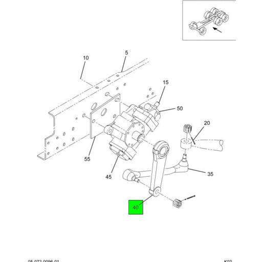 1665026C1 Navistar International | Pitman Arm Power Steering Gear ...