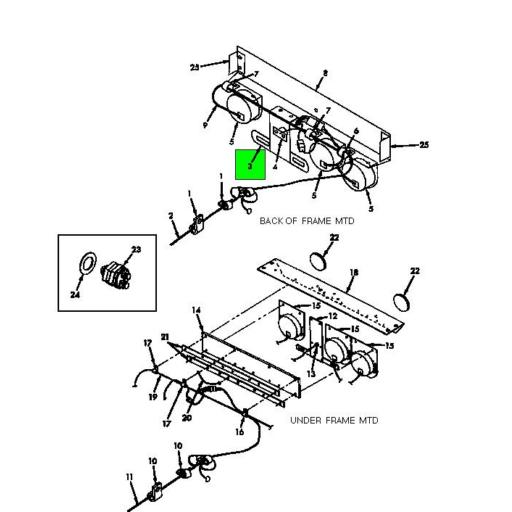 532720C1 Navistar International | License Plate Assembly Bracket ...