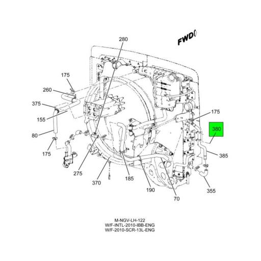 3601326C1 Navistar International | Union Fitting 3/8 in | Source One ...
