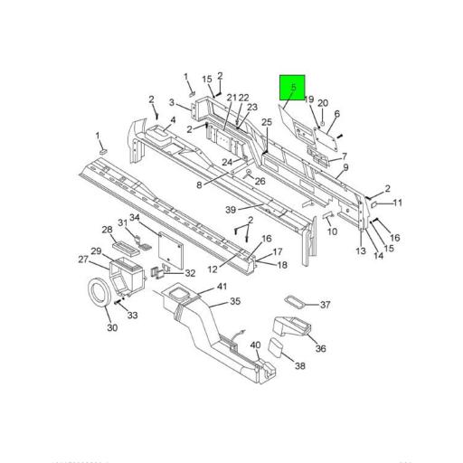 1661283C92 Navistar International | Dash Light Panel with LED Lens ...