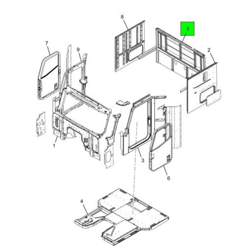3571405C94 Navistar International | PANEL BACK OUTER ASSEMBLY | Source ...