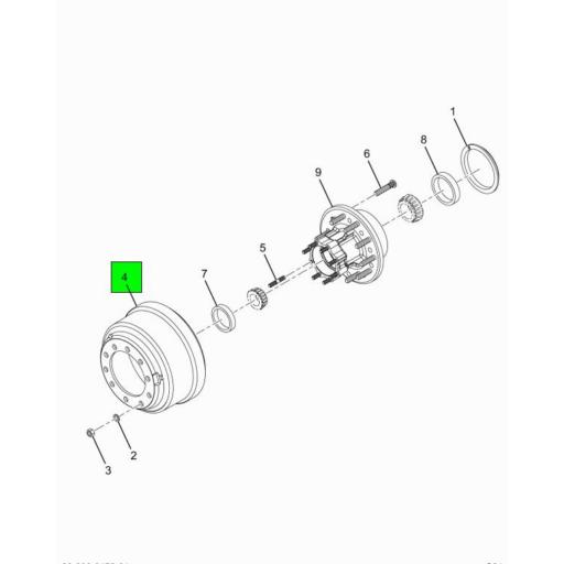 2605072C1 Navistar International | Drum | Source One Parts Center