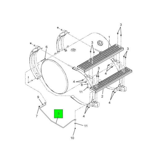 3625397C3 Navistar International | GUARD FRONT FENDER SPLASH OR MUD ...