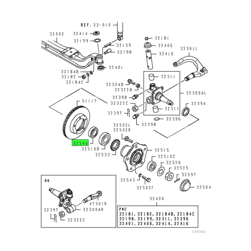 MT119305 | Genuine Mitsubishi FUSO® Front Wheel Hub Oil Seal | Source ...
