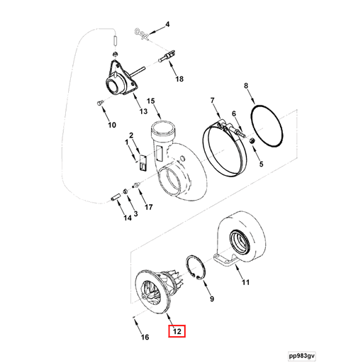 3593380 Cummins | Turbocharger Core | Source One Parts Center