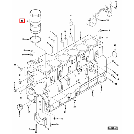 3944344 Cummins | Cylinder Liner | Source One Parts Center