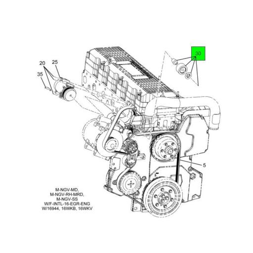 1841976C1 Navistar International | Idler Spacer | Source One Parts Center