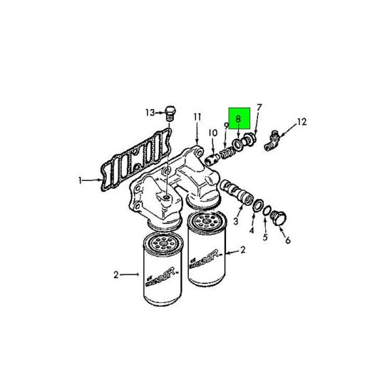 676136C1 Navistar International | By-Pass Filter Valve Gasket | Source ...