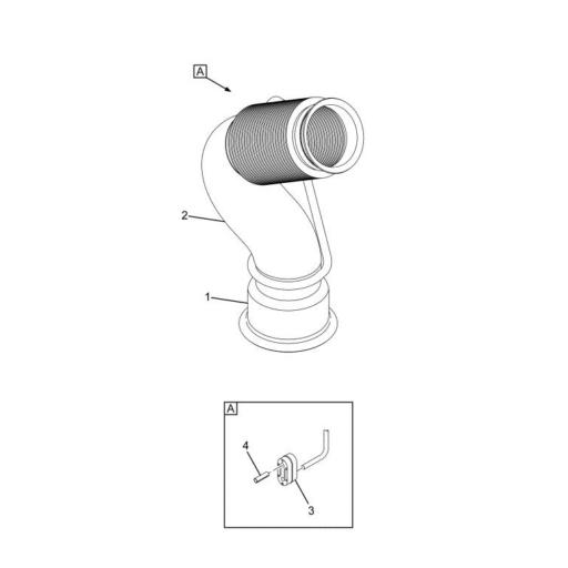 4020112C91 Navistar International | Turbocharger Pipe Assembly | Source ...