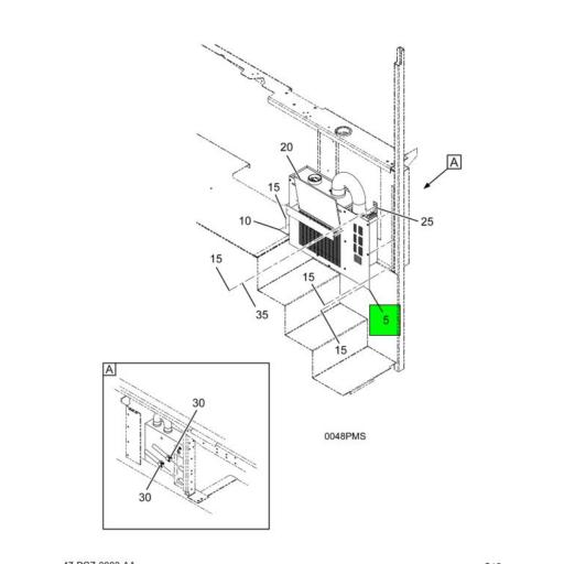 453648001 IC Bus | Stepwell Heater | Source One Parts Center