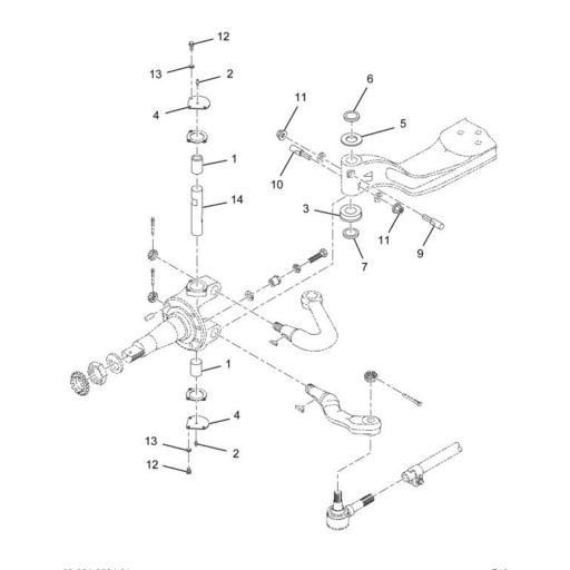 2505491C91 Navistar International | King Pin Overhaul Kit 8K | Source ...