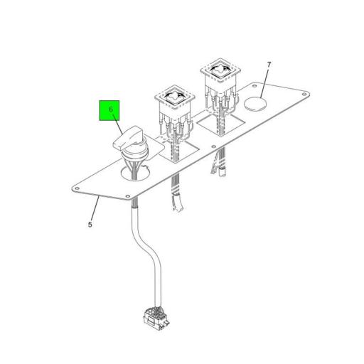 441566001 IC Bus | Switch 2-Position Entrance Door with Harness ...