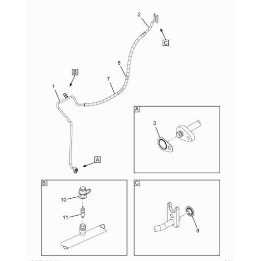 4092845C94 Navistar International | A/C Hose Assembly Condenser to ...