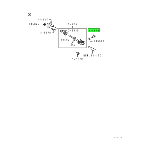 MB532373 Mitsubishi FUSO | Gearshift Link Bolt | Source One Parts Center