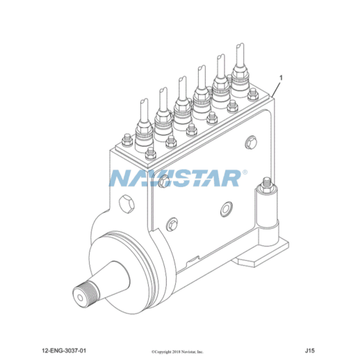 40049R1 Navistar International | Hex Nut Grade 10 M6 x 1 - 39 Pack ...