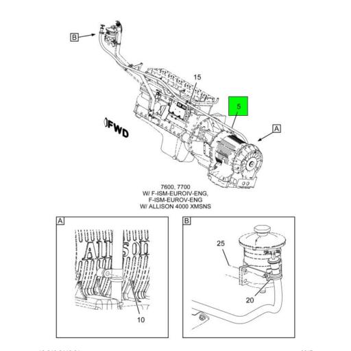 3854500C92 Navistar International | Automatic Transmission Oil Tube ...