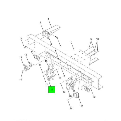 H46549003 Navistar International | Rear Spring Bracket | Source One ...