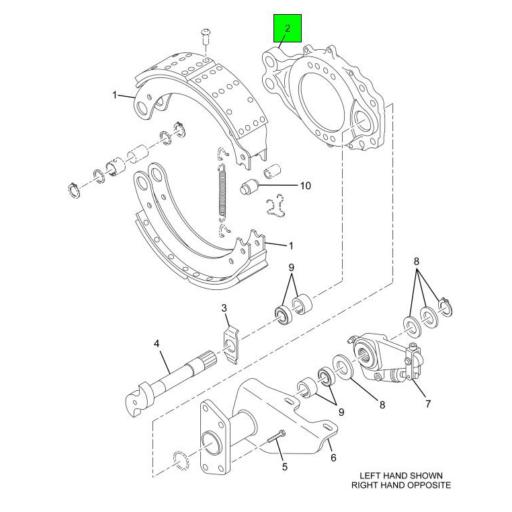 2516673C91 Navistar International | SPIDER RIGHT HAND FORWARD REAR AXLE ...
