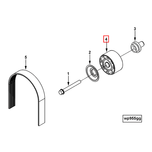 3970945 Cummins | Idler Pulley | Source One Parts Center
