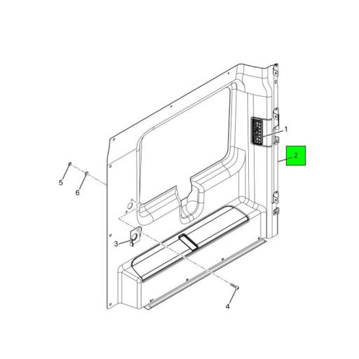 4073365C1 Navistar International | Sleeper Panel Right Side 110V No ...