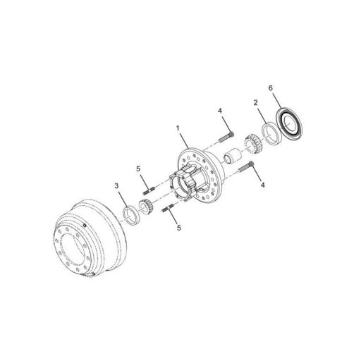 3748347C91 Navistar International | Rear Wheel Hub Aluminum Rim 10-285 ...