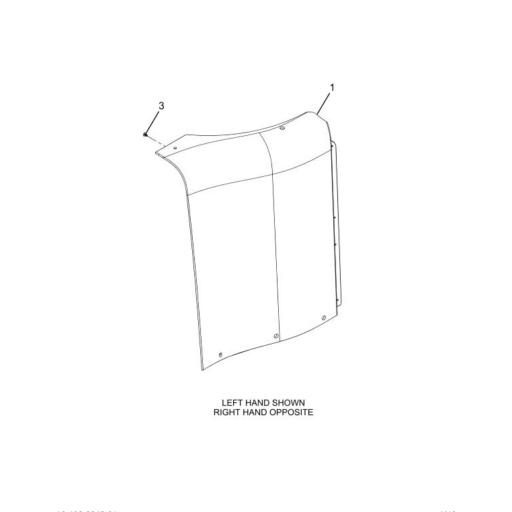 4131126C91 Navistar International | PANEL ROOF EXTENDER L ASSEMBLY ...